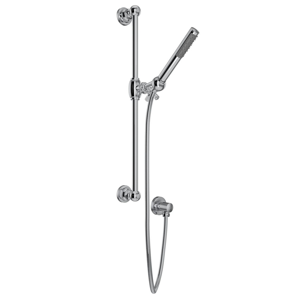 HANDSHOWER SET WITH 21" SLIDE BAR AND SINGLE-FUNCTION HANDSHOWER (CROSS HANDLE) | robinsonco.ca