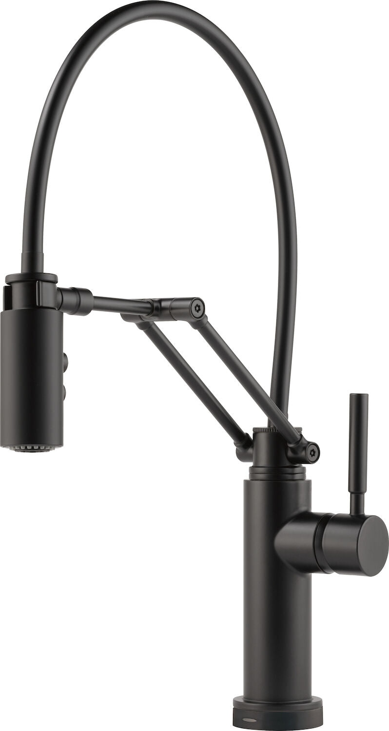 SOLNA® SINGLE HANDLE ARTICULATING ARM KITCHEN FAUCET WITH SMARTTOUCH ...
