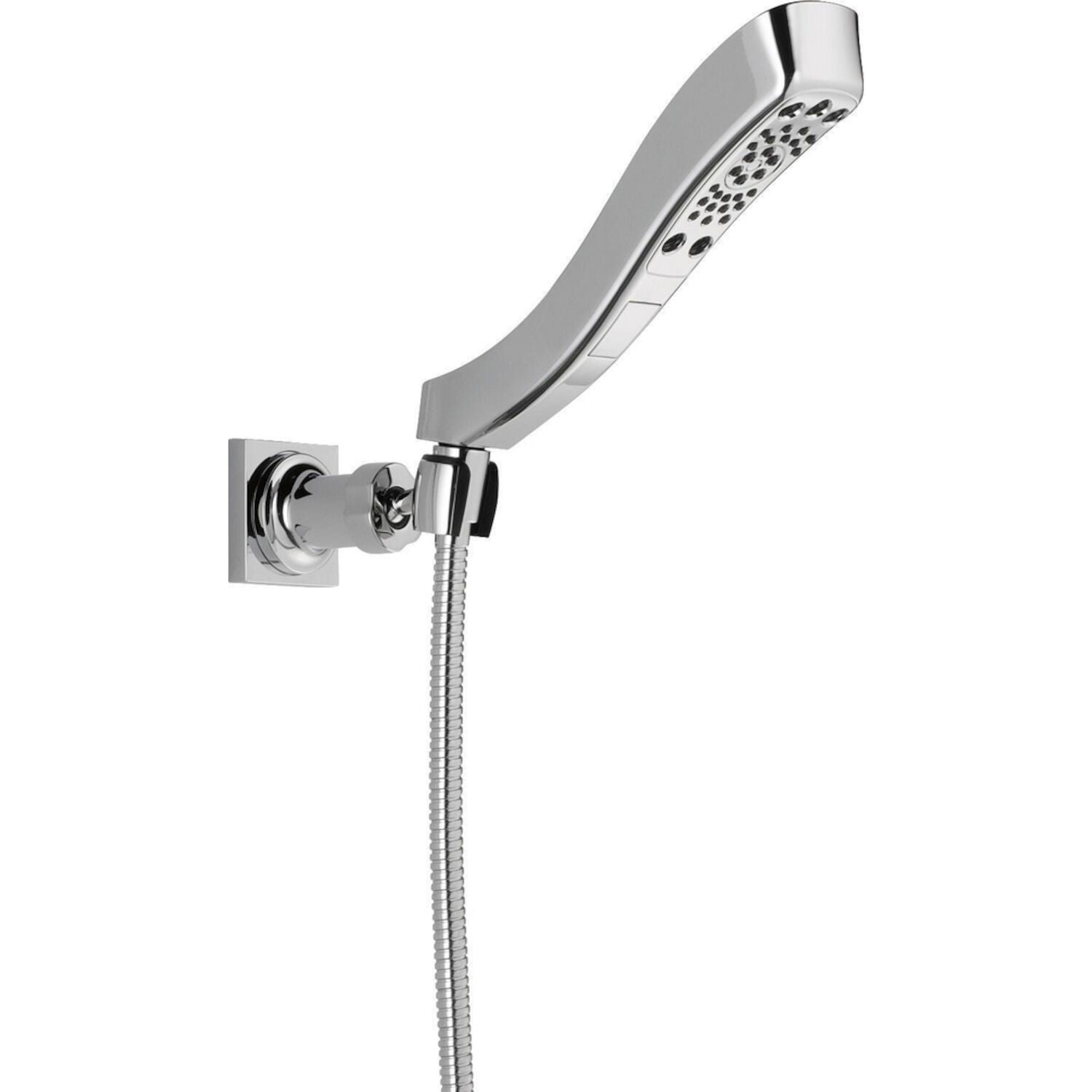 DELTA H2OKINETIC® 4-SETTING ADJUSTABLE WALL MOUNT HANDSHOWER – robinsonco.ca