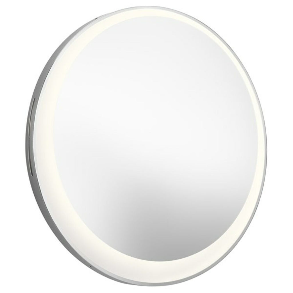OPTISE OFFSET ROUND LED LIGHTED MIRROR | robinsonco.ca