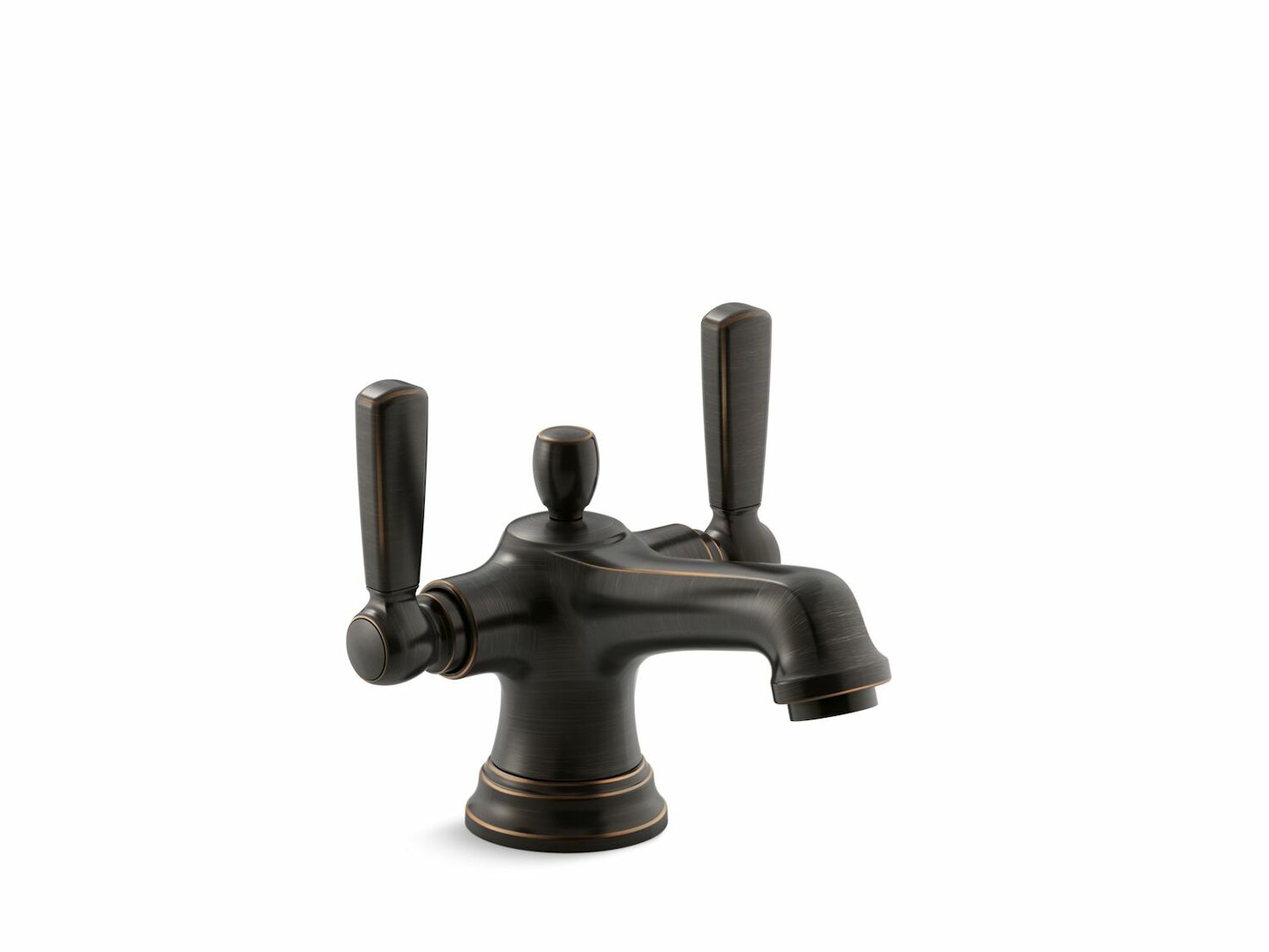 BANCROFT MONOBLOCK SINGLE-HOLE BATHROOM SINK FAUCET WITH ESCUTCHEON AND ...