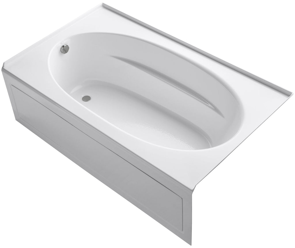 WINDWARD® 72 X 42 INCHES ALCOVE BATHTUB WITH INTEGRAL APRON AND LEFT ...