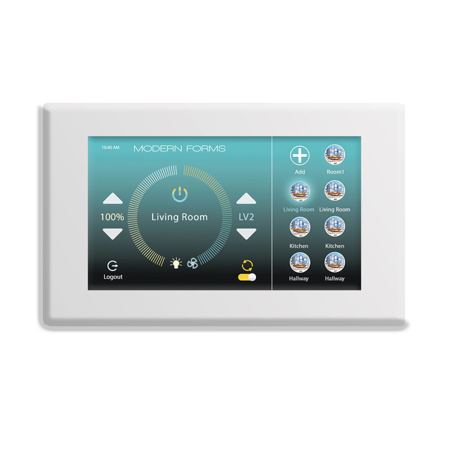 WIFI TOUCH PANEL CEILING FAN WALL CONTROL WITH MOUNTING BRACKET ...