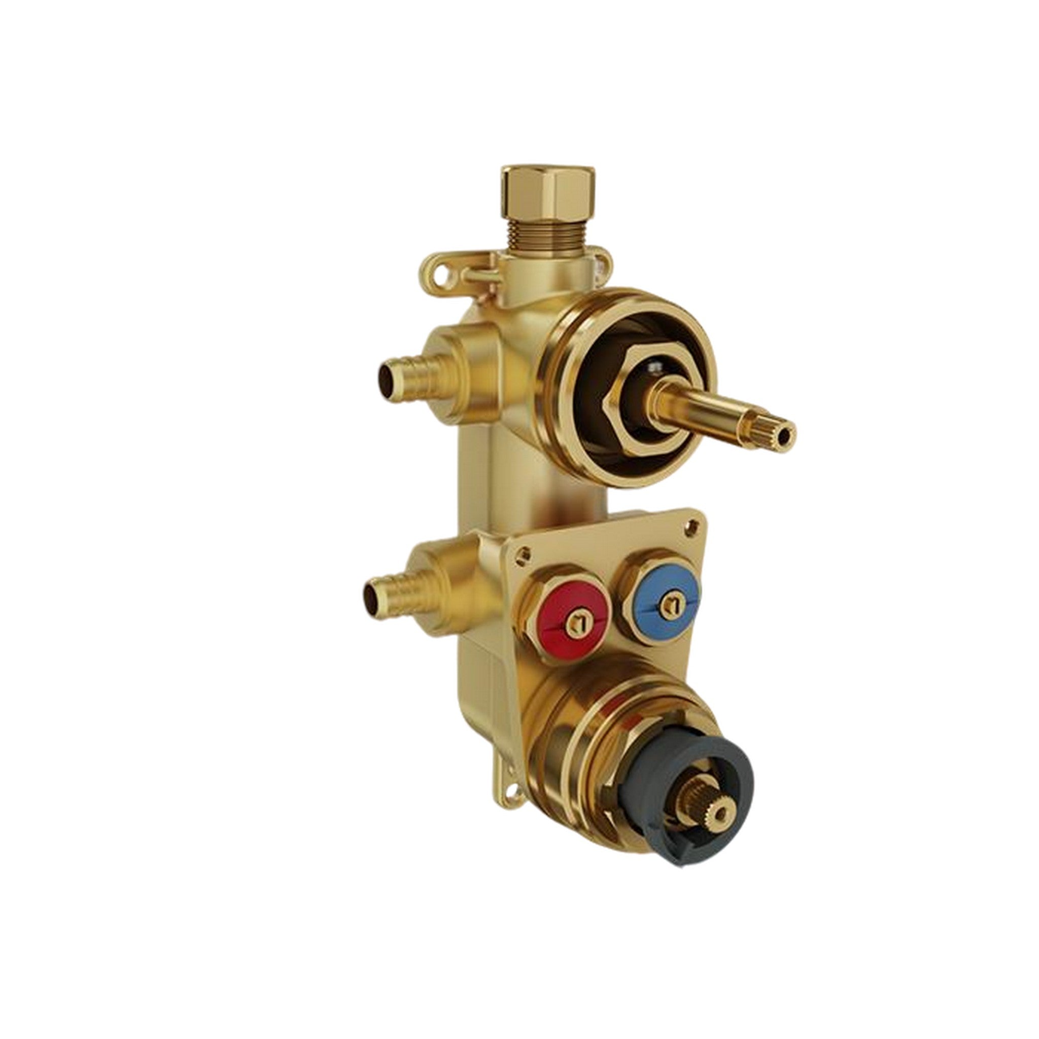 WALL MOUNT 2-WAY THERMOSTATIC ROUGH-IN PEX VALVE