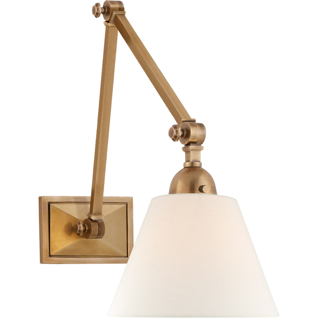 JANE WALL LIGHT WITH LINEN SHADE (MULTIPLE SIZES)