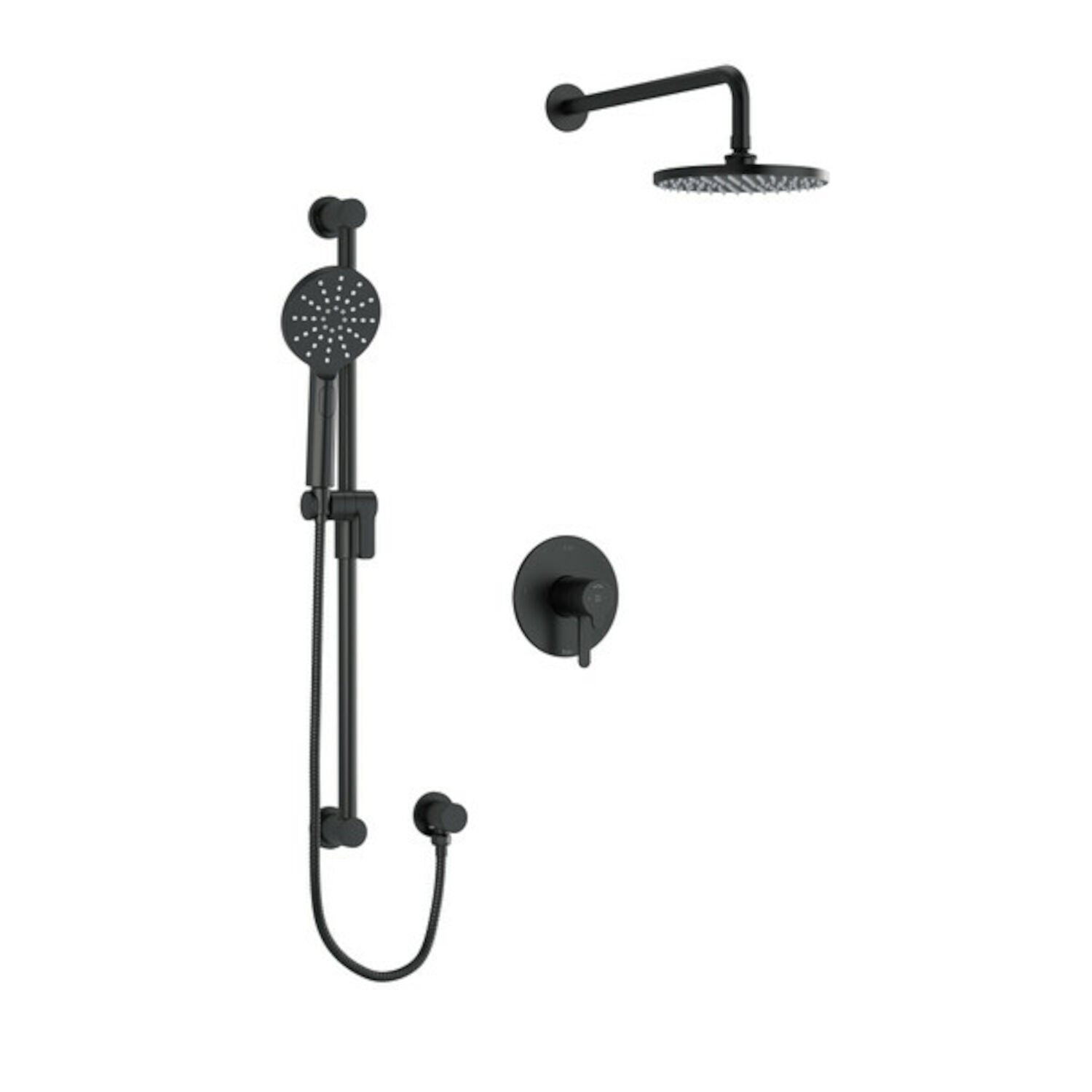 NIBI 323 SHOWER KIT WITH HAND SHOWER AND RAIN HEAD | robinsonco.ca